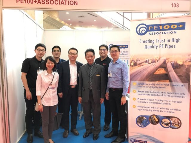 Representing PE100+ Association at Trenchless Indonesia 2017